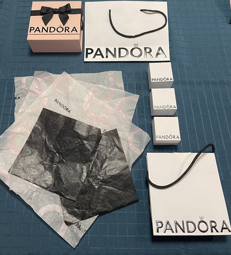 Pandora Jewellery Boxes, Gift Bags And Tissue Paper (empty) | eBay