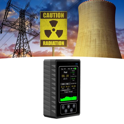 Handheld Radiation Monitor TFT Screen Nuclear Radiation Detector Wide ...