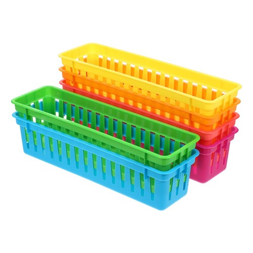 6 Pcs Pencil Caddy for Classroom Colored Holder Office Cute Container ...