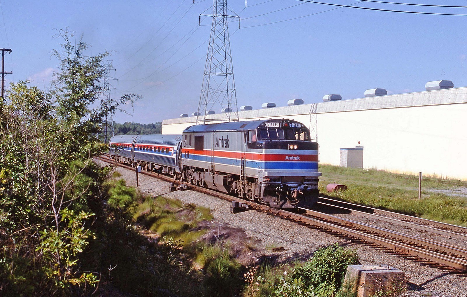 AMTK 706 GE P30CH "POOCH" Passing Thru Richmond Virgin Original ...