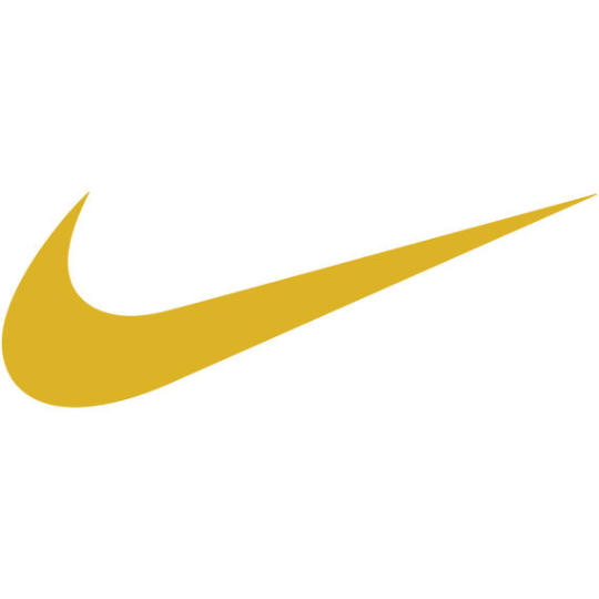Yellow Nike Swoosh