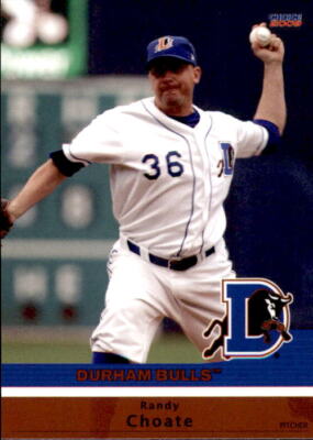 2009 Durham Bulls Choice #8 Randy Choate Davis California CA Baseball ...