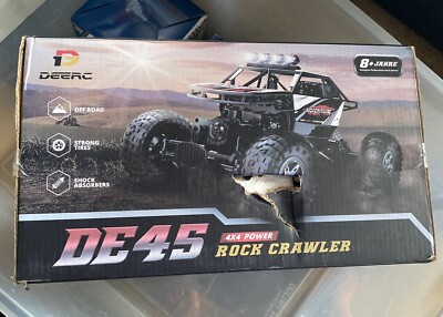 DE45 Rock Crawler 4X4 Power RC Vehicle by DEERC 2.4Ghz | OPEN BOX | eBay