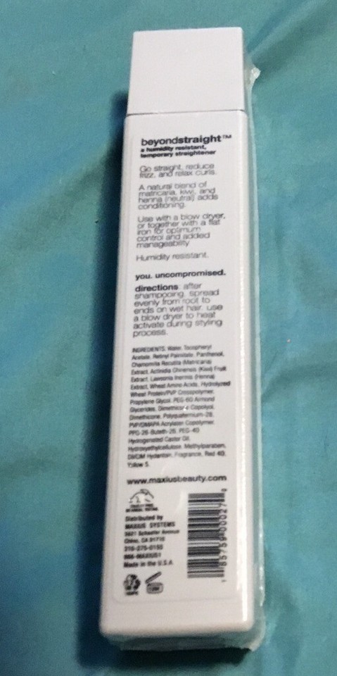 Maxius Beauty beyond straight 8oz - Thermal Humidity Resistant | eBay