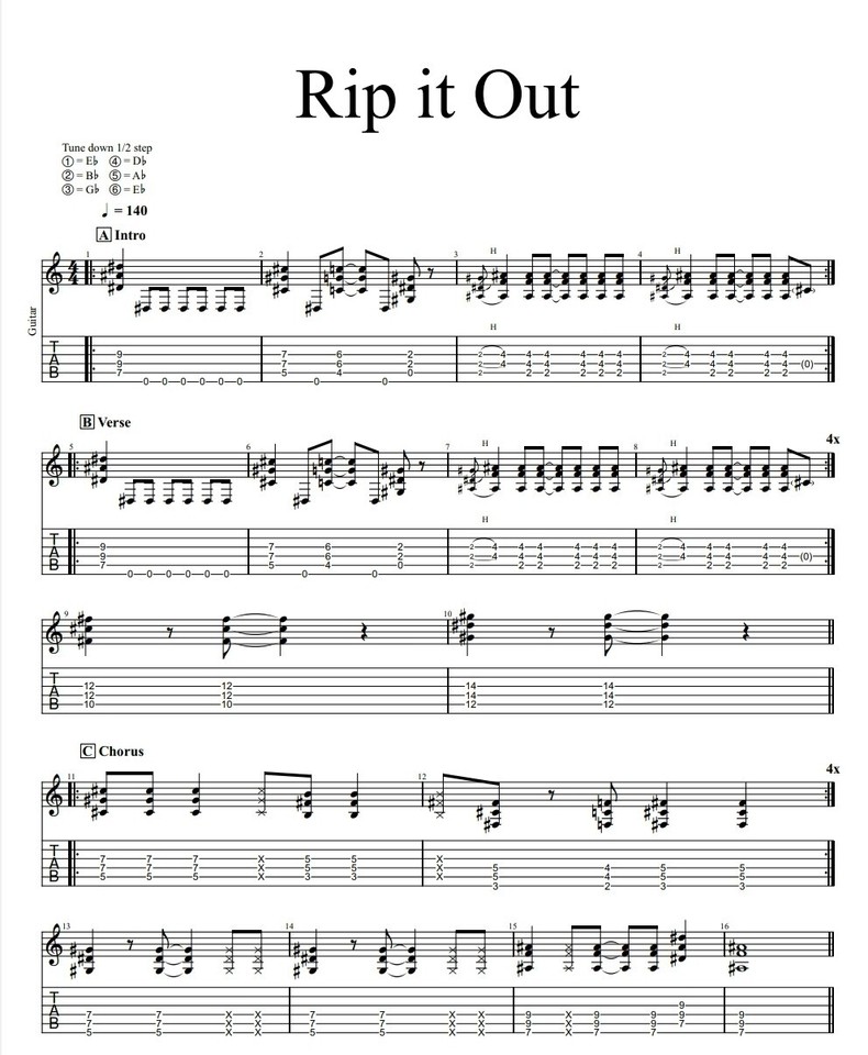 ACE FREHLEY S/T SOLO LP GUITAR TAB TABLATURE BOOK KISS AEROSMITH ALICE ...