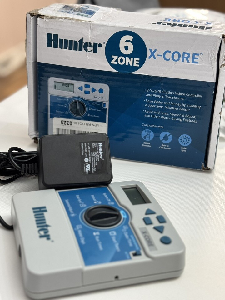 Hunter Sprinkler Irrigation XC600i X-Core 6-Station | eBay