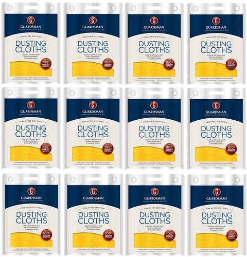 (12) ea Guardsman 462700 5 packs Ultimate Re Usable Lint Free Dusting Cloths | eBay