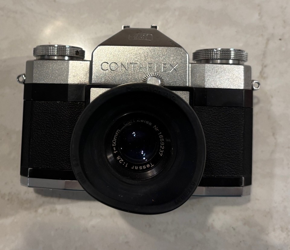 Vintage~ZEISS IKON CONTRAFLEX III 35mm Camera Carl Zeiss Tessar 50mmF1 ...
