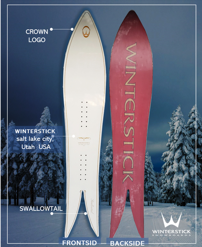 SNOWBOARD, Super RARE Vintage Winterstick Swallowtail Snowboard | eBay