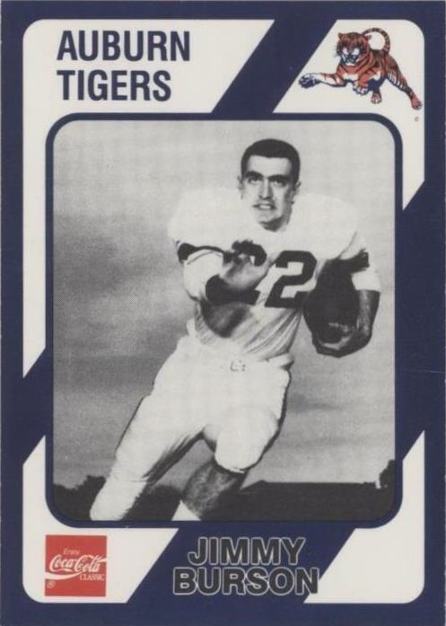 1989 Collegiate Collection Auburn Tigers - Jimmy Burson #547 for sale ...