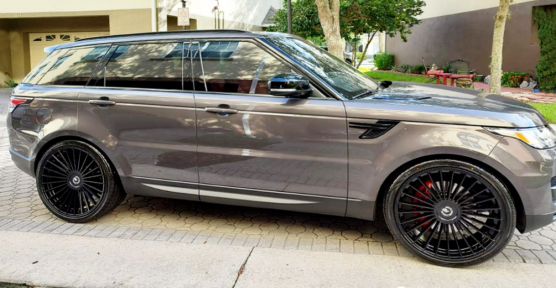 24” inch Road Force RF22 Rims Gloss Black Wheels Range Rover HSE Ghost ...