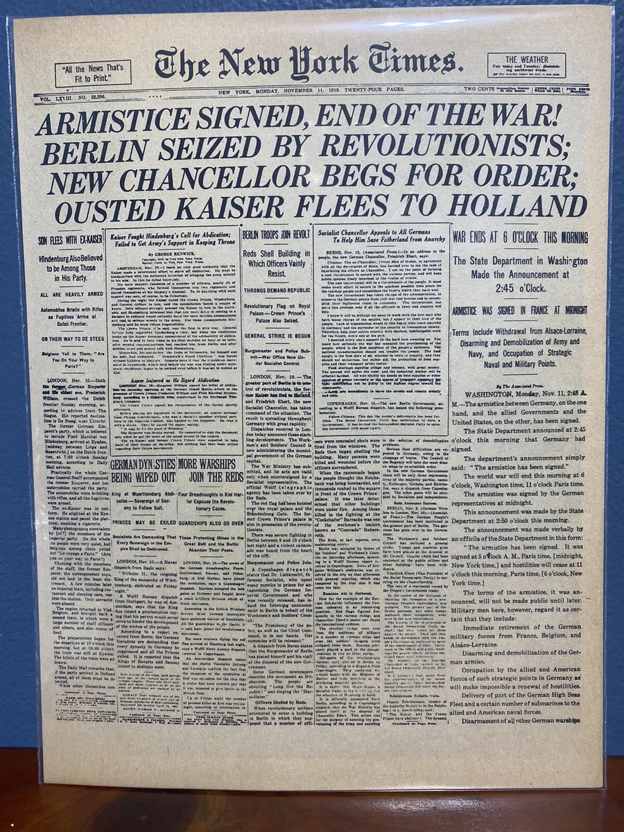 Armistice Ww1