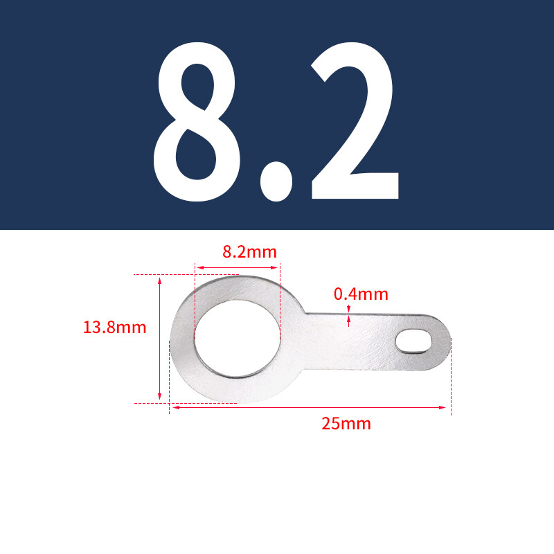 Solder Tag Lug Ring Earth Connector Tin-Plated Brass M2-M8 Pack of 10 ...