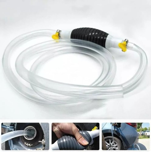 Siphon Hand Pump Portable Manual Car Fuel Transfer Pump for Gas ...