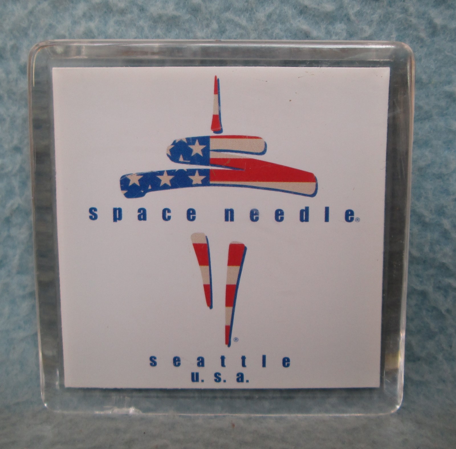 Space Needle Seattle U.S.A. Plastic Magnet, Souvenir, Travel ...