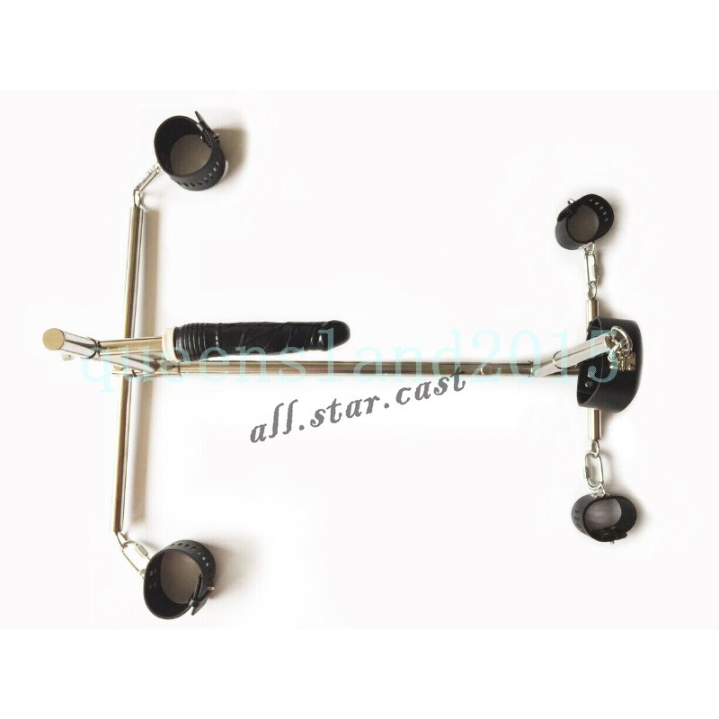 Heavy Sex Furniture Spreader Bar Set Rack Hand+Ankle+Neck Collar Cuffs Plug BDSM | eBay