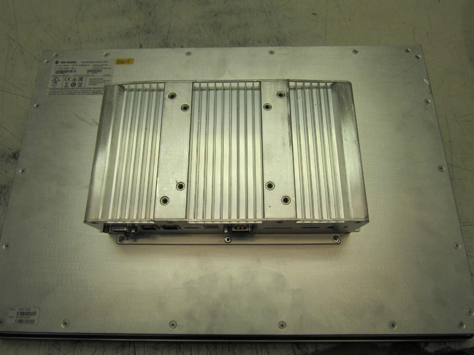 ALLEN BRADLEY VERSAVIEW 5400 BOX PANEL PC 6200P-19WS3C1 SER-A NICE USED ...