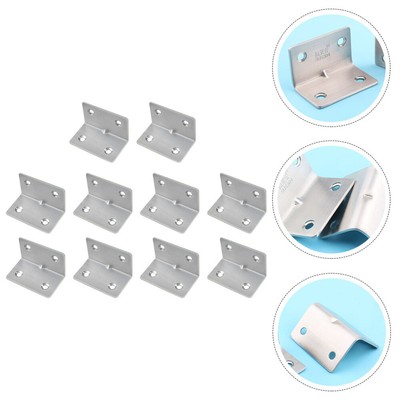 10 Pcs Angle Joint Bracket Corner Brace L-shaped Tripod Foldable | eBay