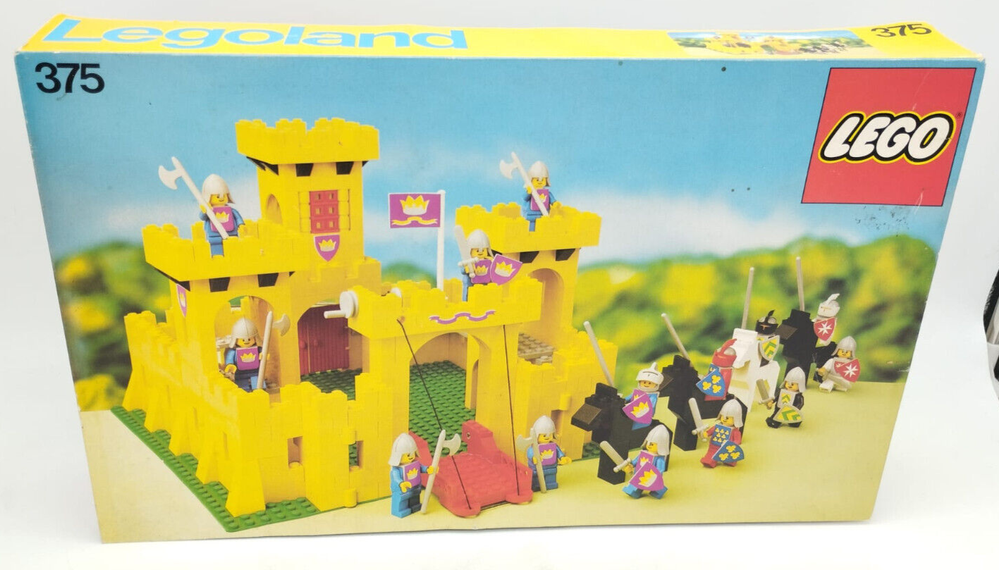 LEGO 375 Castle ONLY BOX Leerkarton Schachtel Burg Ritter Classic ...