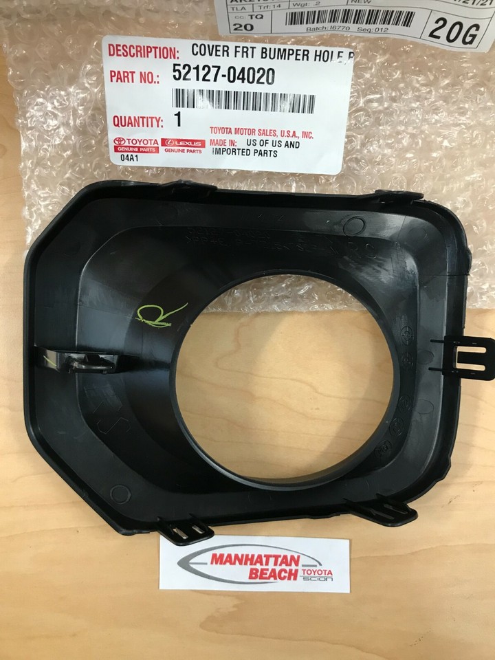 16-23 TACOMA RIGHT FOG LIGHT LAMP BEZEL STANDARD 52127-04020 GENUINE ...