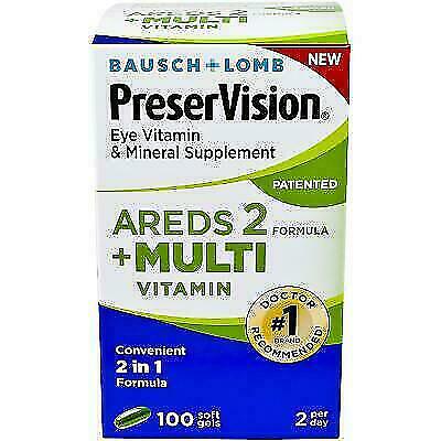 PreserVision AREDS 2 Plus Multivitamin Vitamin and Mineral Softgel ...