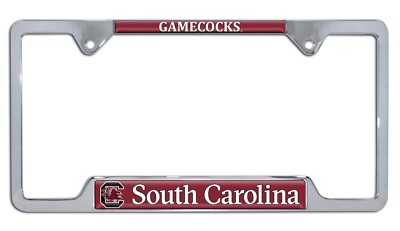 South Carolina Gamecocks metal license plate frame | eBay