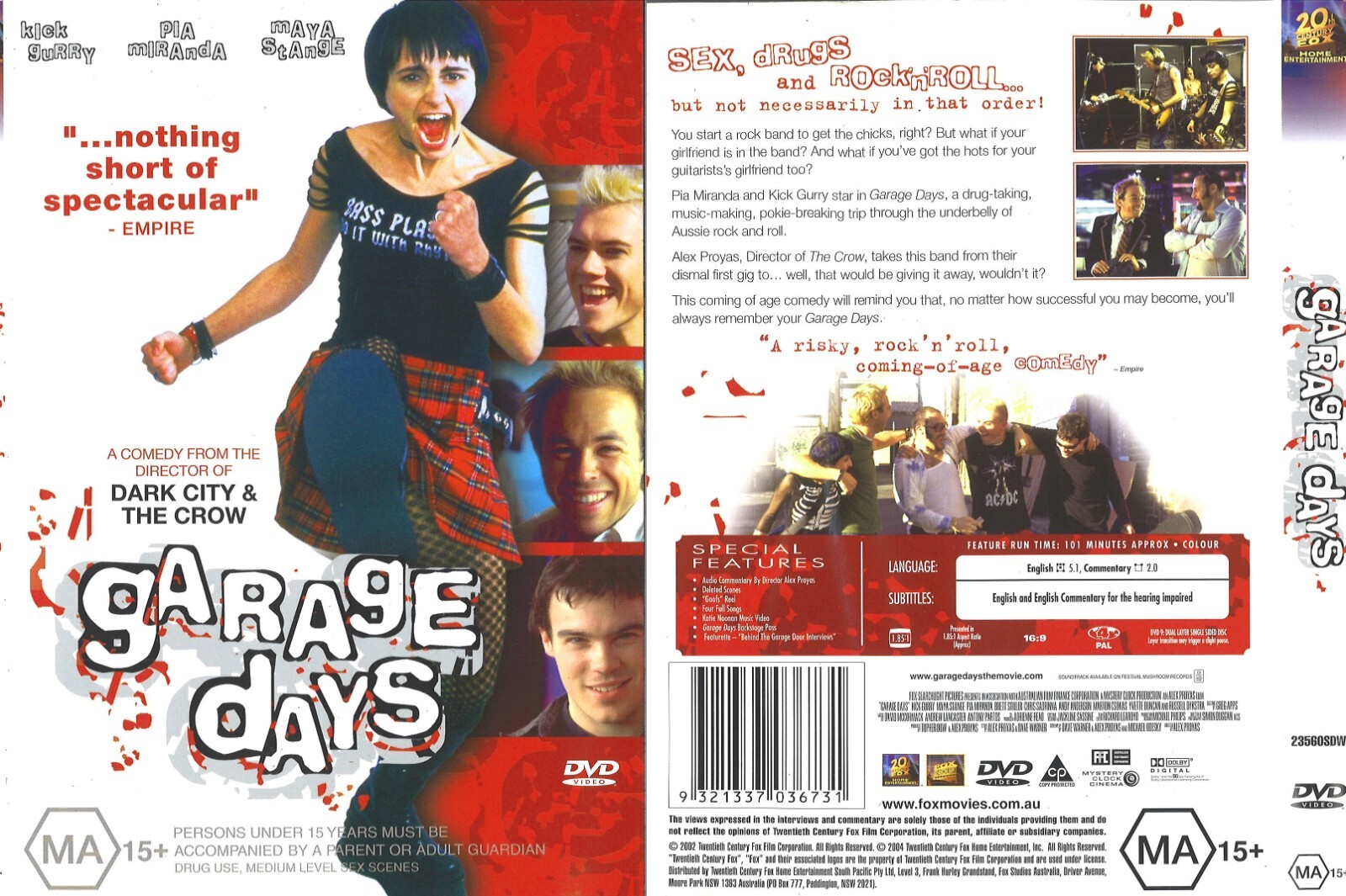 40D NEW SEALED DVD REGION 4 GARAGE DAYS | eBay Australia
