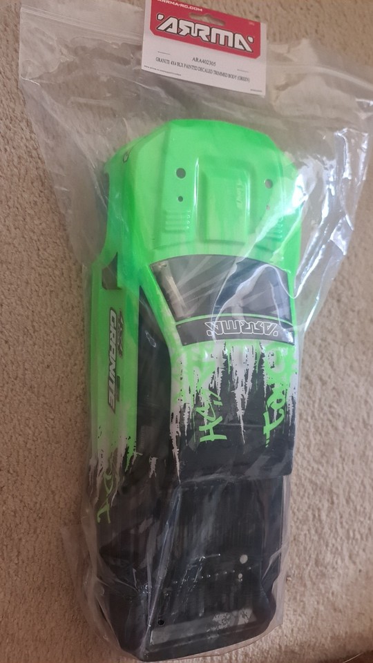 Arrma Granite V3 BLX body shell, 1/10, Brand new in packet | eBay Australia