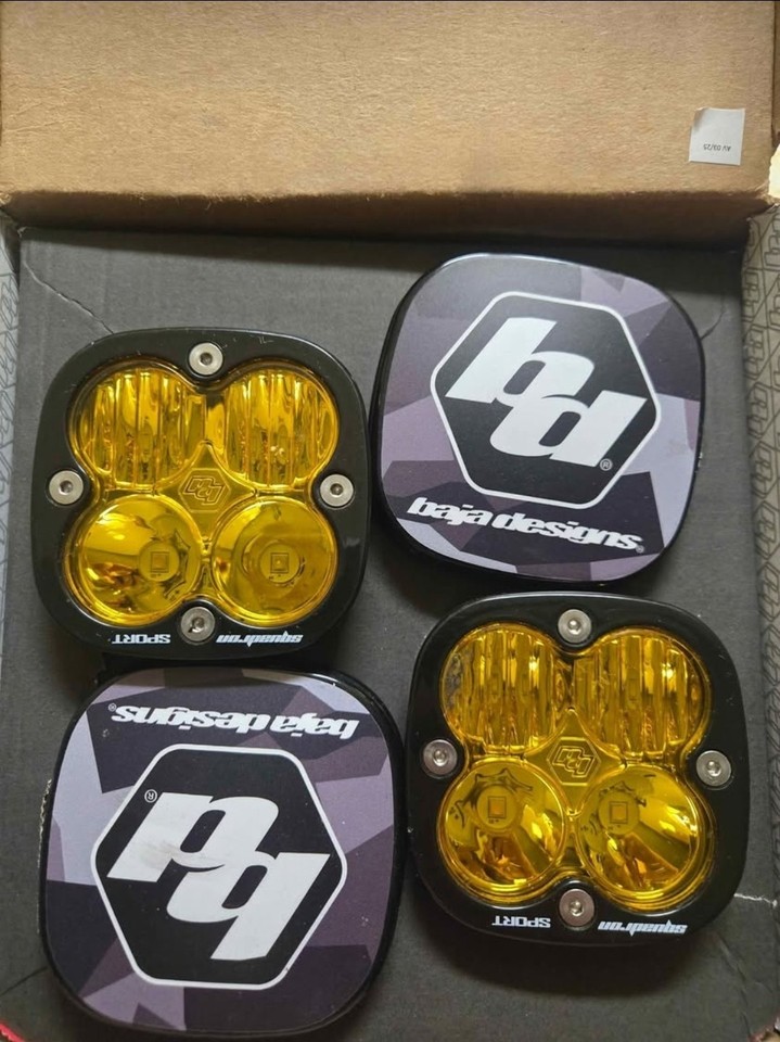 Baja Designs Light Pod Squadron Sport Combo with rock guards Pattern ...