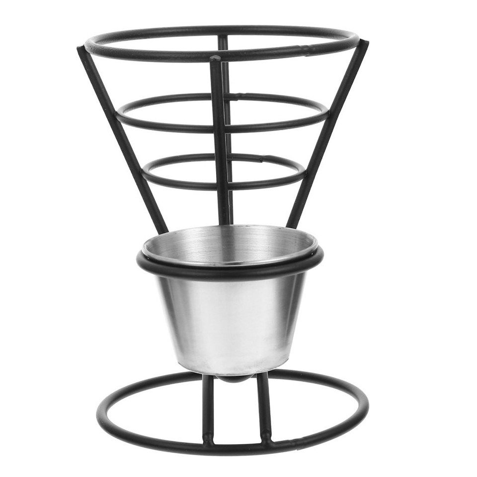 Snacks Container French Fry Cone Holder Salad Fried Chicken Display ...