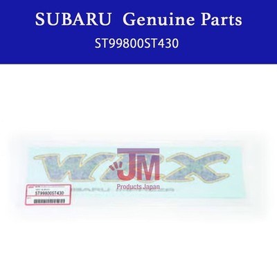 SUBARU Genuine IMPREZA WRX STi GC8 GF8 Rear Trunk Decal Sticker ...