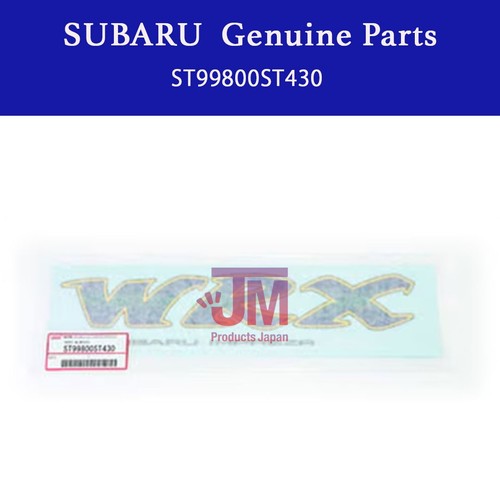SUBARU Genuine IMPREZA WRX STi GC8 GF8 Rear Trunk Decal Sticker ...