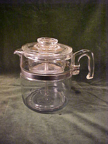 Vintage 1950s PYREX GLASS 7759 B COFFEE PERCOLATOR POT 9 CUP Nice ...