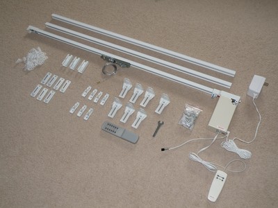 10' Remote controlled Electric Motorized window drapery curtain ...