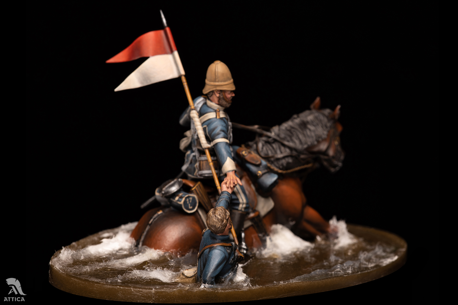 British 17th Lancers Upoko River Zulu 54mm Painted Toy Soldier Pre-Sale ...