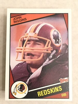 1984 TOPPS JOHN RIGGINS #388 WASHINGTON REDSKINS FOOTBALL CARD HOF | eBay