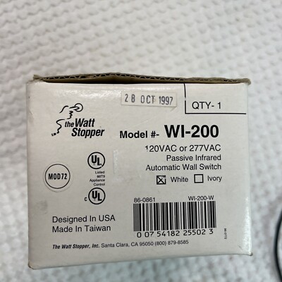 Sensors - Watt Stopper