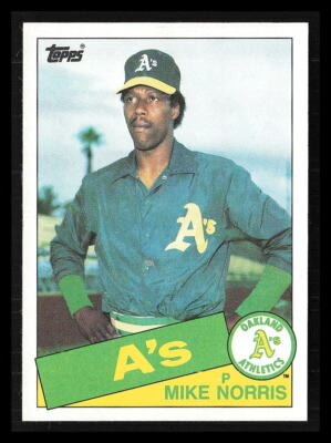 Mike Norris 1985 Topps #246 Oakland Athletics | eBay