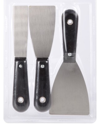 3 Wallpaper Scraper Set Flexible Scrapers Decoration Filler Plaster ...