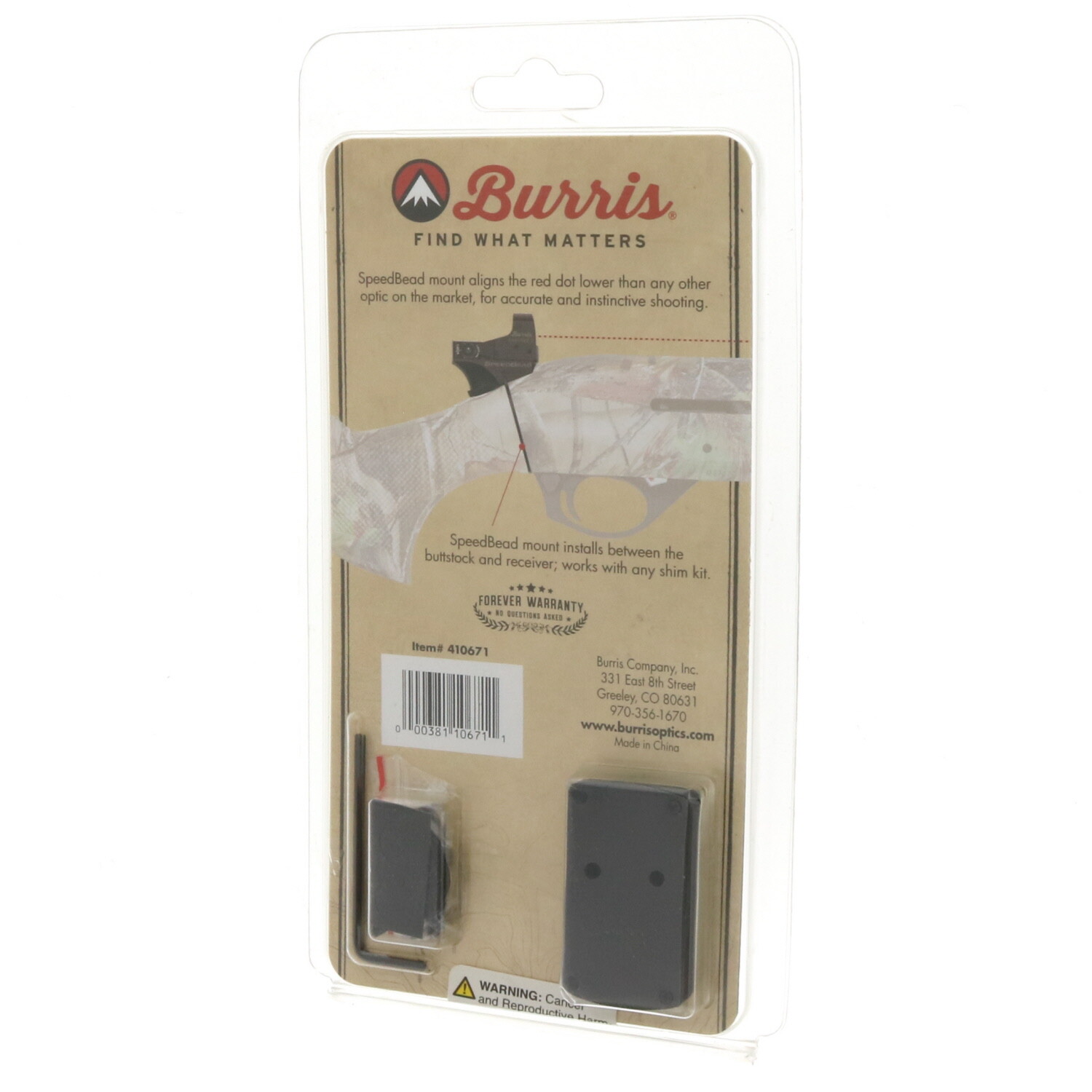 Burris SpeedBead Mount Black - 410671 for sale online | eBay