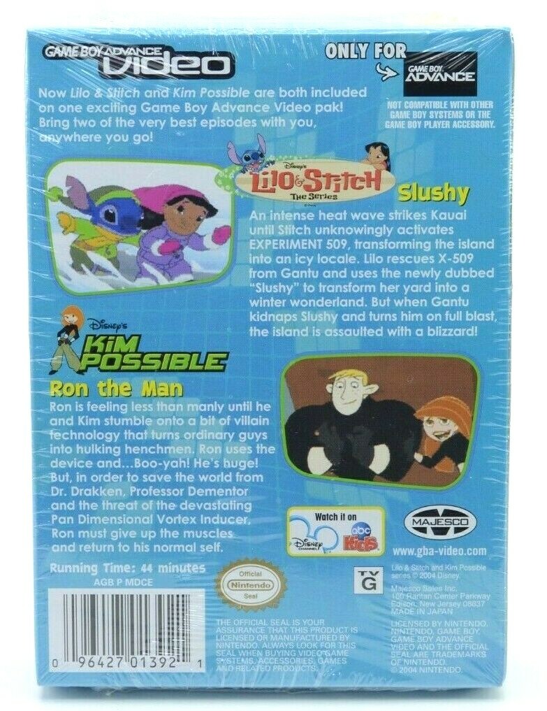 Game Boy Advance Video: Disney Channel Collection, Vol. 1 NOS ...