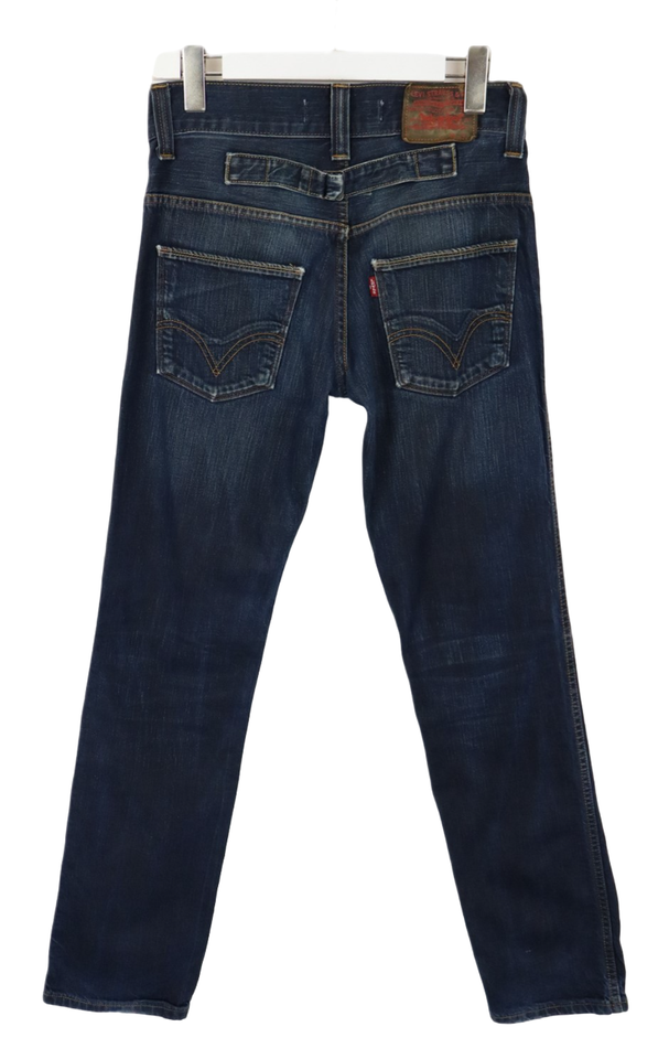 LEVI's 511 Slim Jeans Men's W31/L34 Whiskers Fade Effect Dark Blue ...