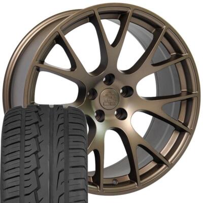Bronze 22x10 Rims & 285/45 Tires SET Fit Dodge RAM 1500 Hellcat | eBay