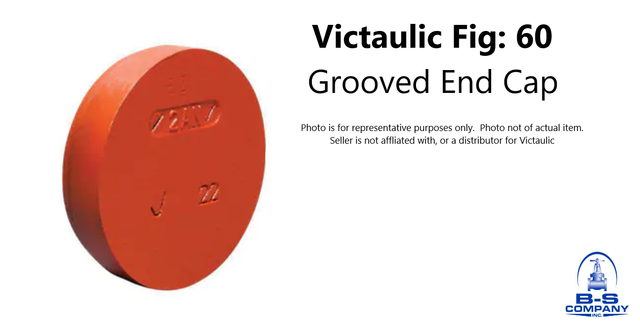 VICTAULIC 2-1/2" Figure 60 Cap Grooved End IPS Pipe Fitting (2.5") VIC ...