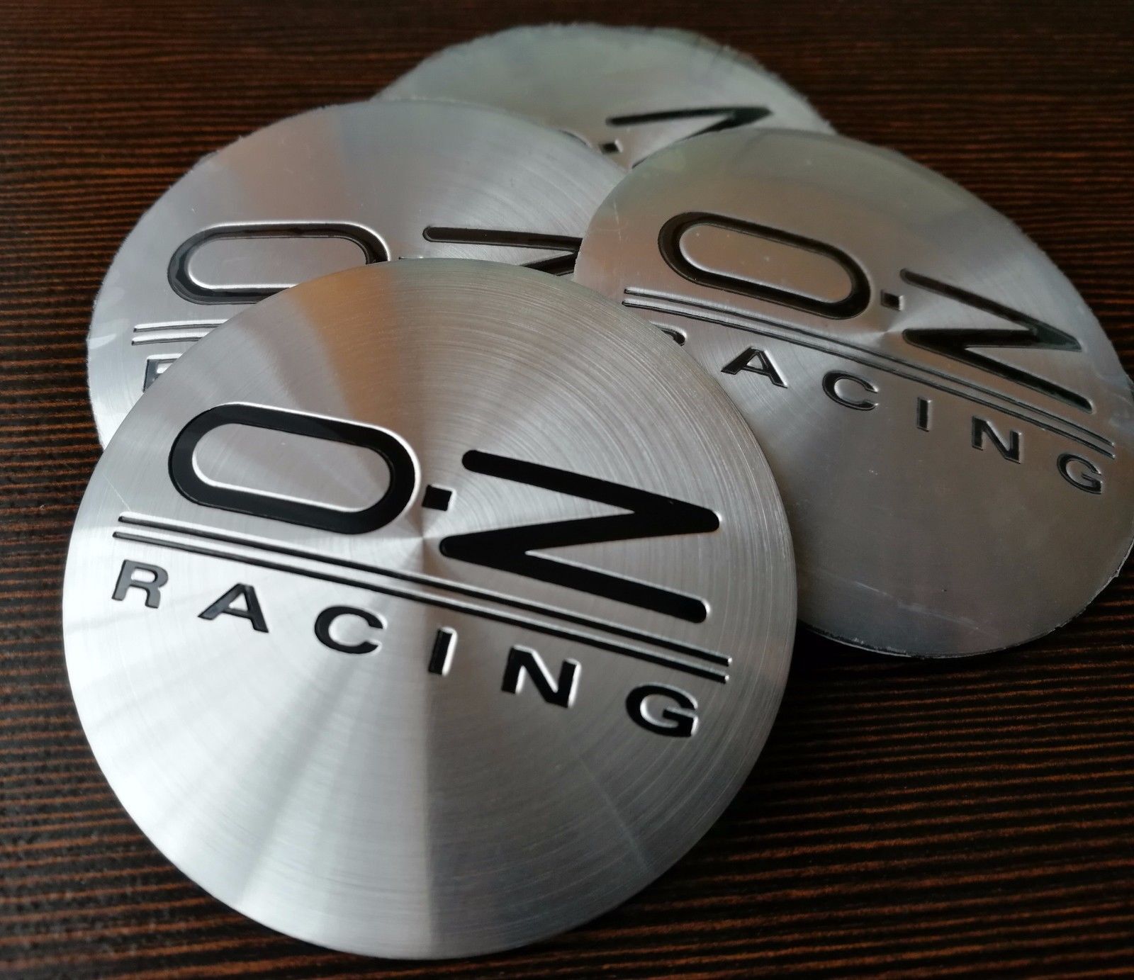 4pcs 56mm Oz Racing Auto Wheel Center Car Decal Sticker Emblem Hub Max