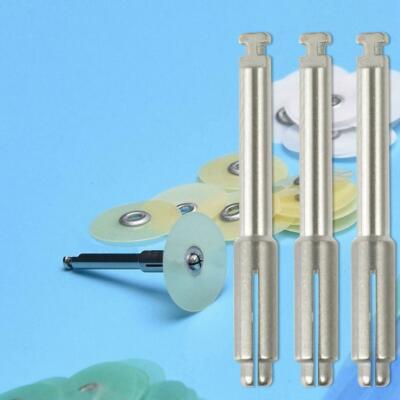 6 Pcs Dental Mandrel Soflex Flexi Disc Fit Polishing RA Shank Clip Disk ...