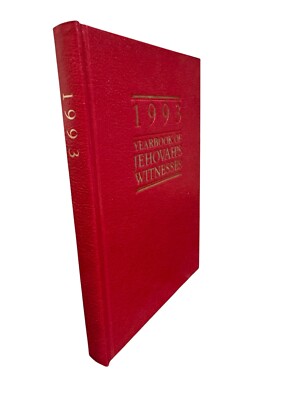 Vintage Jehovah's Witnesses Yearbook 1993 Watchtower Bible And Tract ...