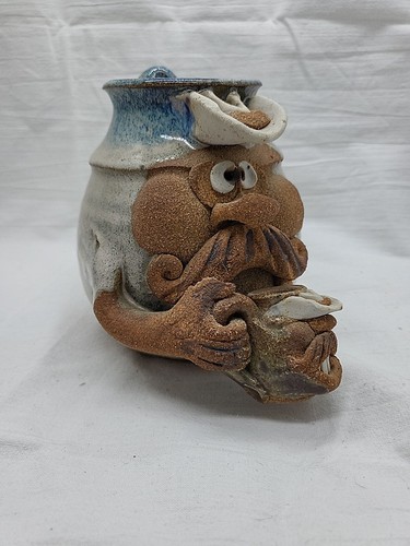 Ugly Mug Holding Ugly Mug Studio Pottery Mahon Made Stoneware Signed No ...