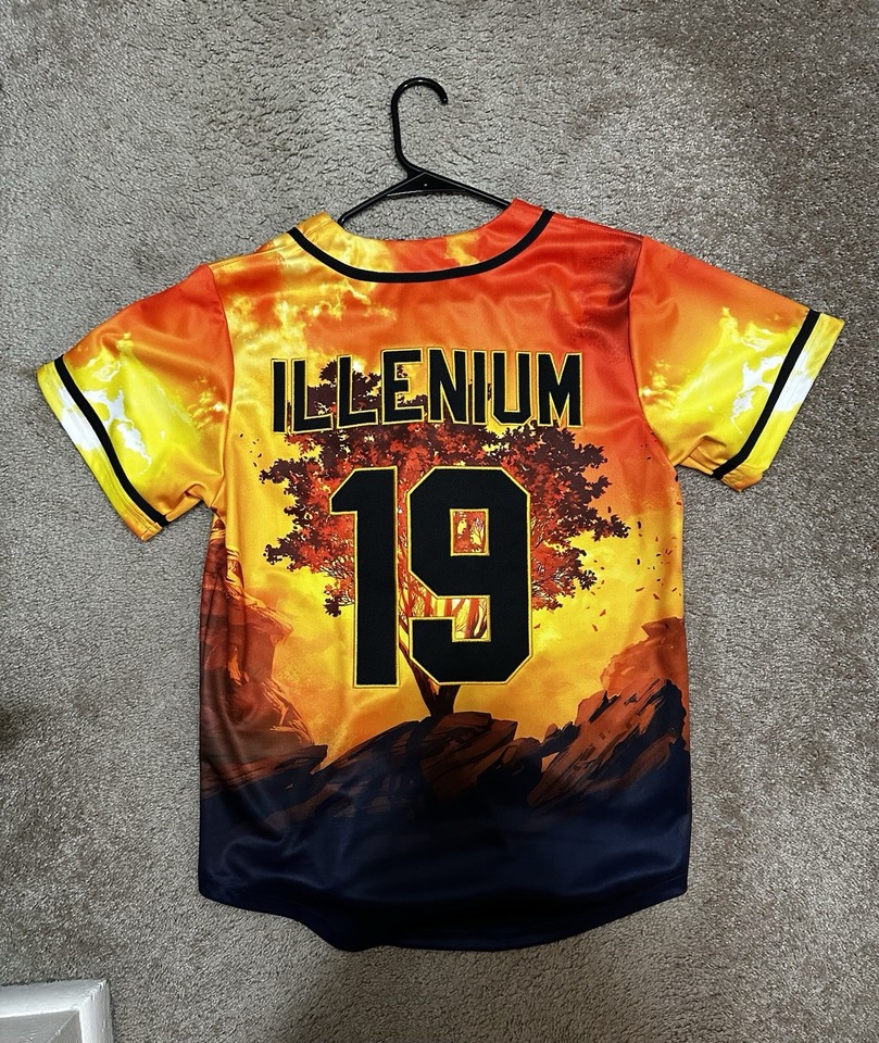 Illenium Baseball Jersey Small Red Rocks Limited Music Electric Family ...