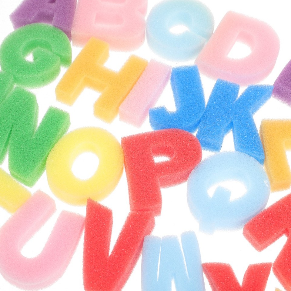 Alphanumeric Stamp Sponge Painting Stamper Toddler Sponges Letter | eBay